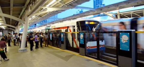 BTS Asok Bangkok Station Transportation Sukhumvit | Thailand