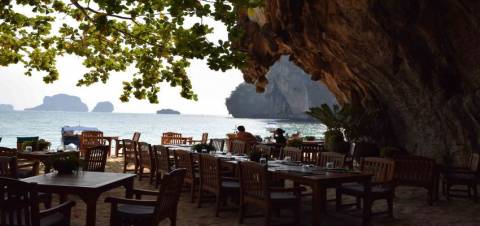 The Grotto at Rayavadee Krabi Restaurant Food & Drinks Railay | Thailand