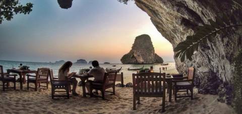 The Grotto at Rayavadee Krabi Restaurant Food & Drinks Railay | Thailand